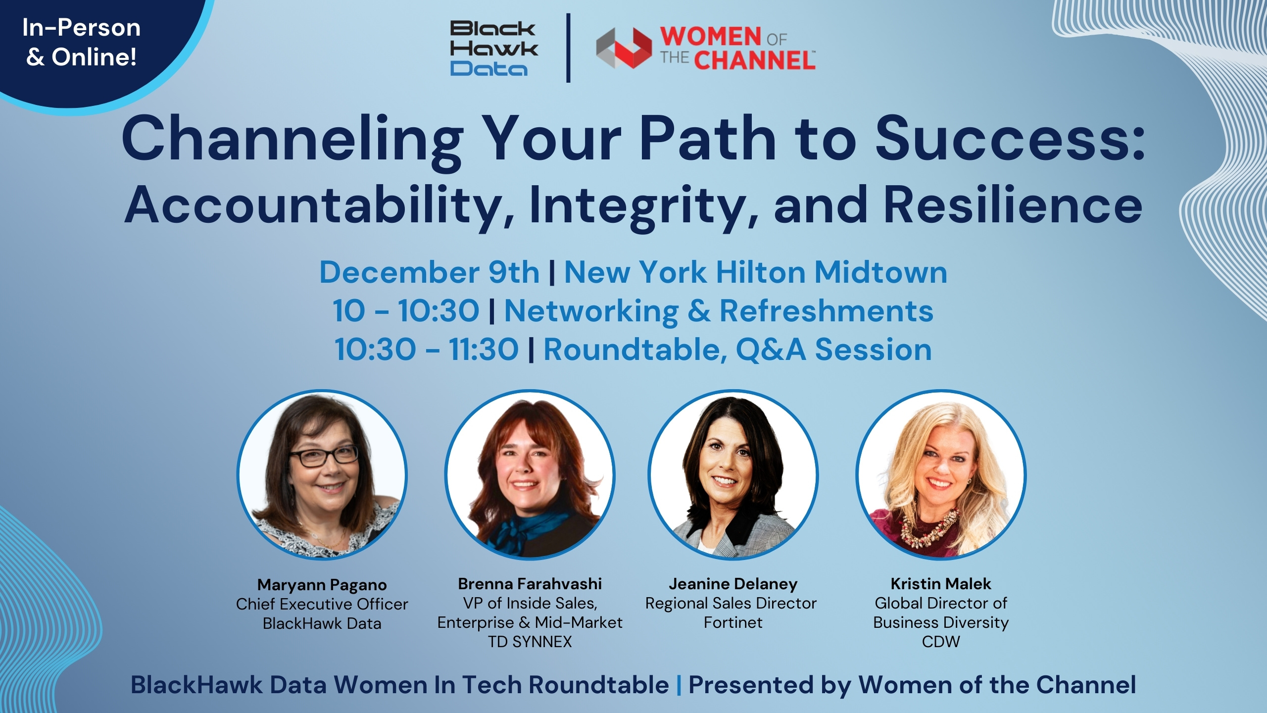 December 2024 Women In Tech Roundtable